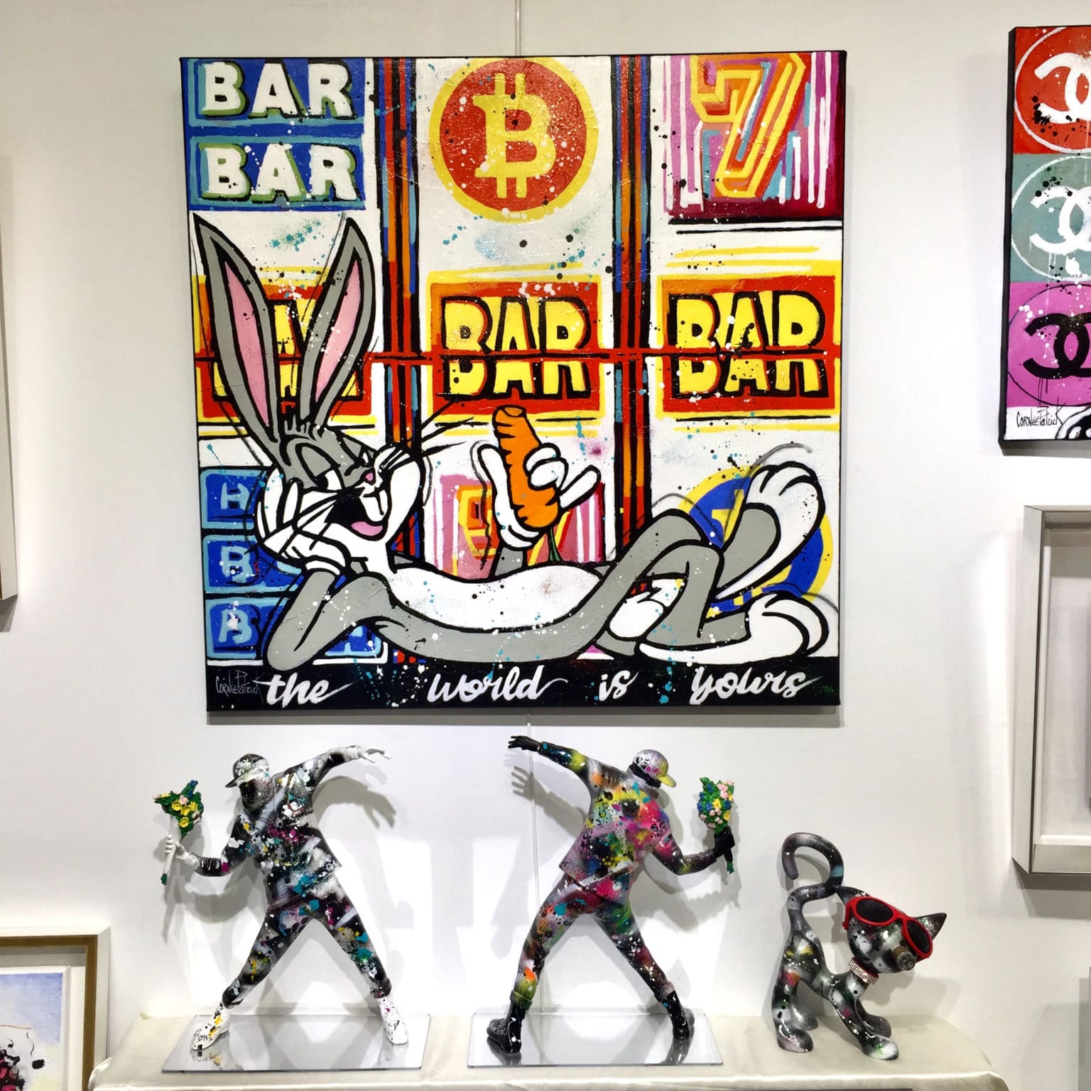 Bugs Bunny Pop art painting - Cornee Gallery - Pop Art gallery online